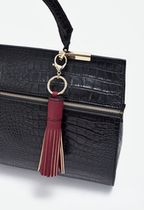 Oversized Tassel Key Chain Accessories in SLATE BLUE - Get great deals ...