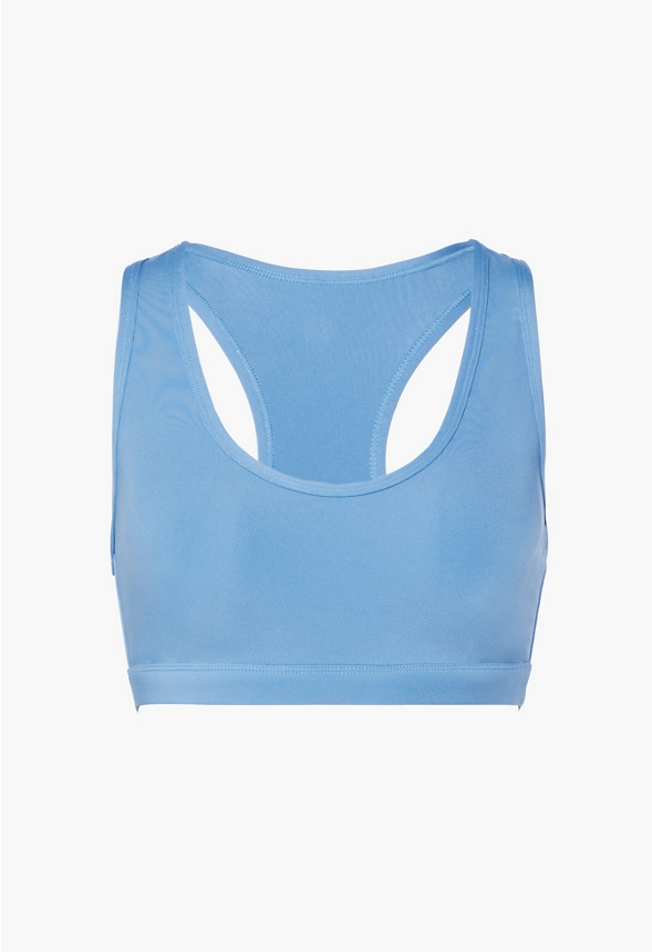 Basic Sports Bra Clothing in Parisian Blue - Get great deals at JustFab