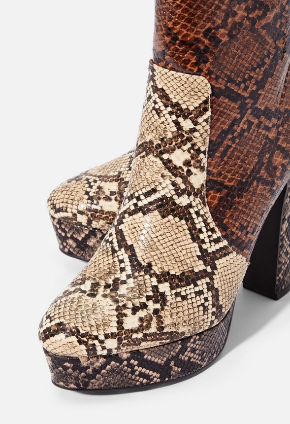 Pleda Platform Heeled Bootie in Pleda Platform Heeled Bootie - Get ...