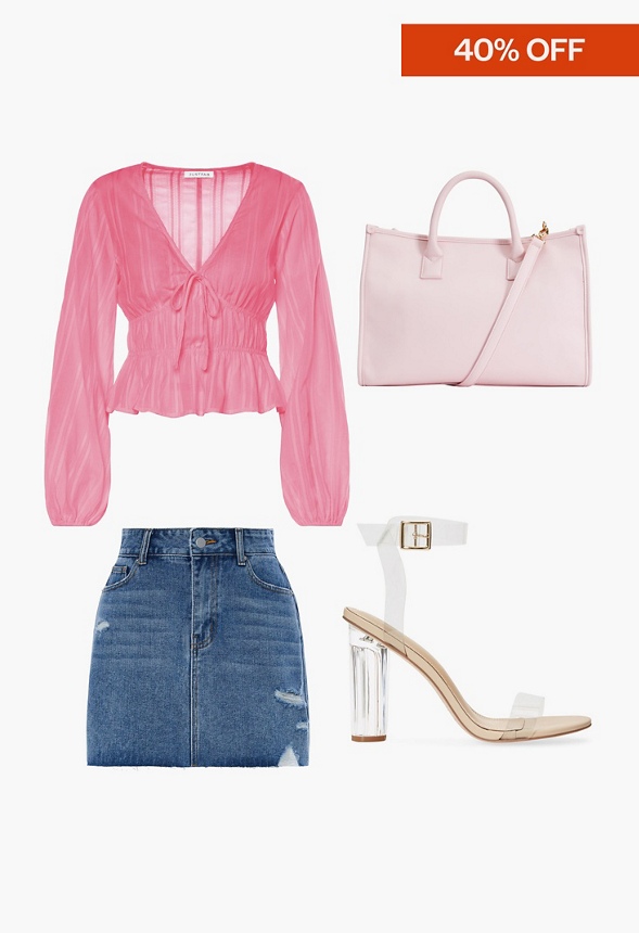 Think Pink Promo Bundle in Think Pink - Get great deals at JustFab