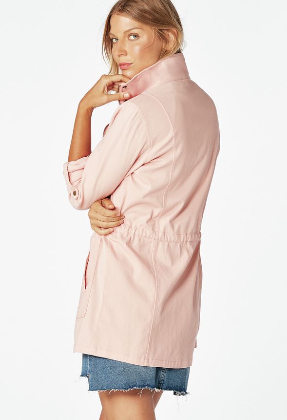 Classic Utility Jacket in Mellow Rose - Get great deals at JustFab