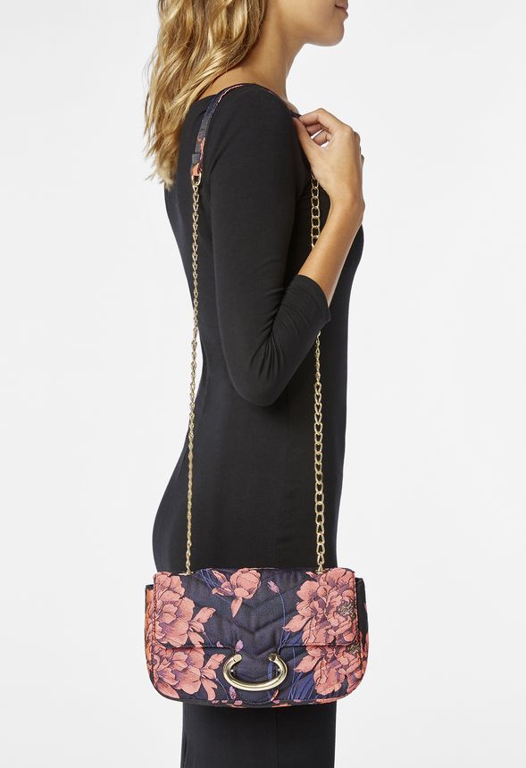 In The Loop Crossbody Bag in Floral - Get great deals at JustFab