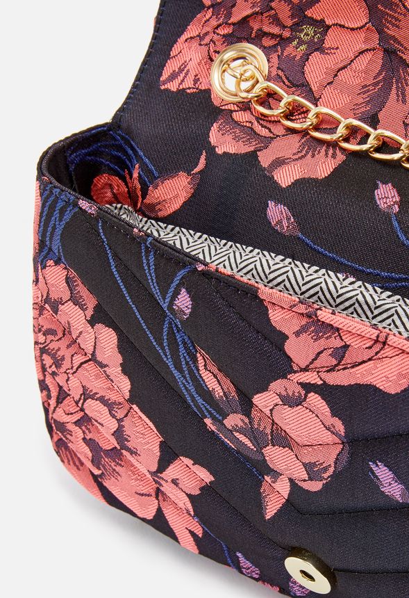 In The Loop Crossbody Bag in Floral - Get great deals at JustFab