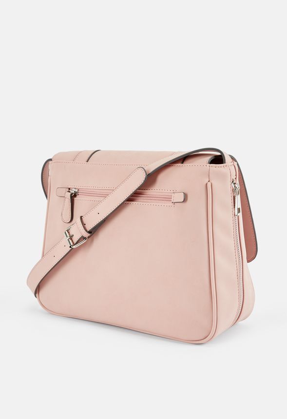 Modern Necessities Crossbody Bag in Blush - Get great deals at JustFab