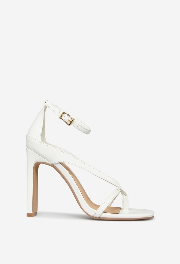 Jaxin Heeled Sandal in Bright White - Get great deals at JustFab