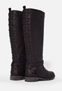 Rorie Lace Back Riding Boot in Black - Get great deals at JustFab