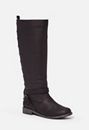 Rorie Lace Back Riding Boot in Black - Get great deals at JustFab