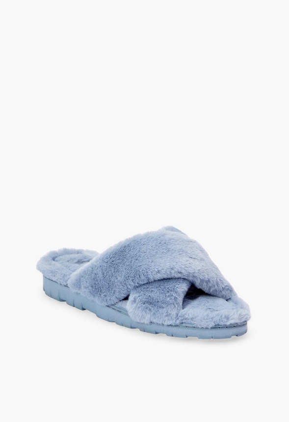 Mindey Cozy Slipper in Kentucky Blue - Get great deals at JustFab
