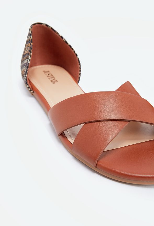 Iva in COGNAC MULTI - Get great deals at JustFab