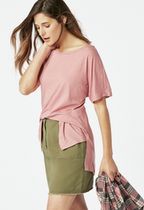 Oversized Tee in Pink Mauve - Get great deals at JustFab