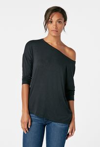 Off Shoulder Tee in Black - Get great deals at JustFab