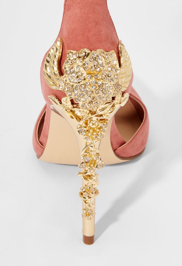 Gelda Floral Pump in Rose - Get great deals at JustFab