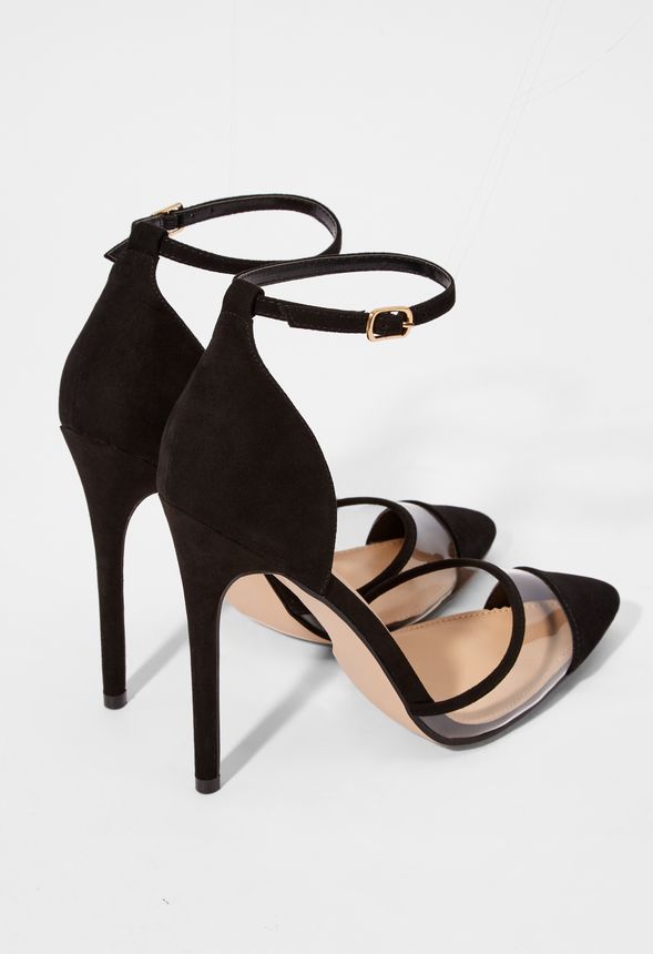 Summer Romance Ankle Strap Pump in Black - Get great deals at JustFab