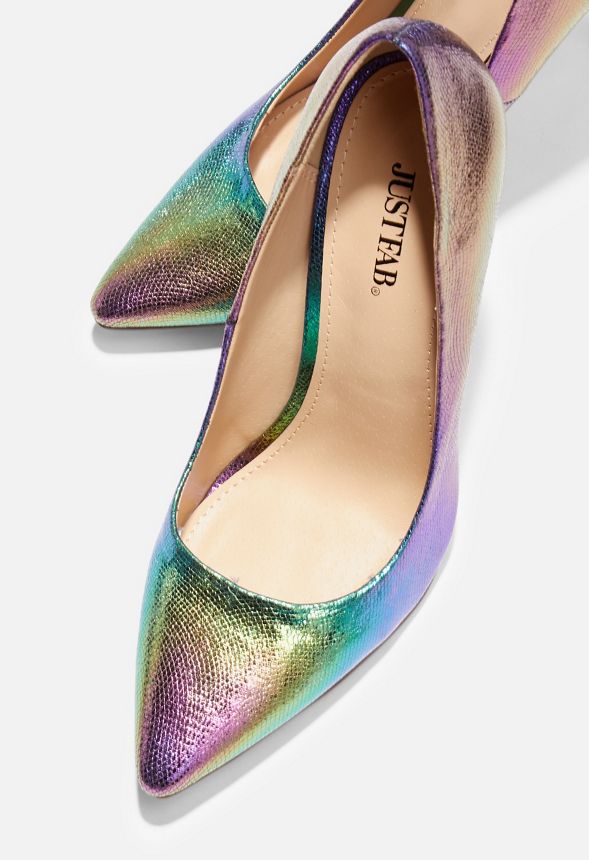 Justyna Pump in Multi - Get great deals at JustFab