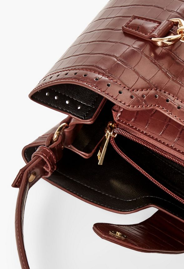 Unique And Me Satchel Bags & Accessories in Dark Cherry - Get great ...