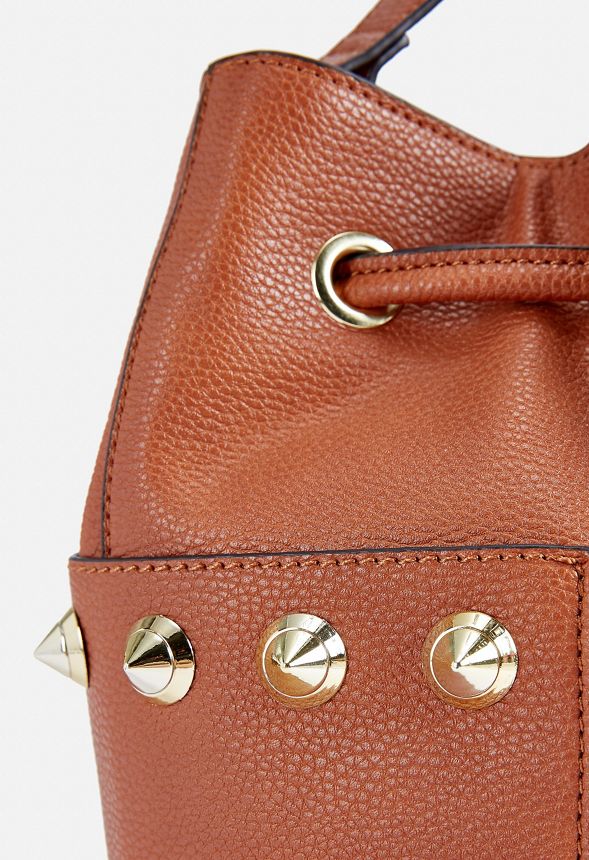 Luke Shoulder Bag in Cognac - Get great deals at JustFab