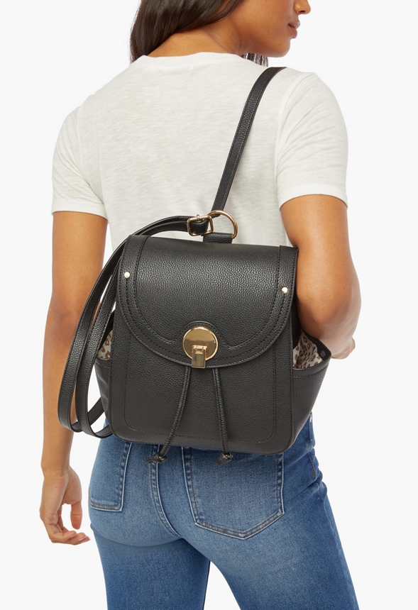Circle Flap Backpack Bags & Accessories in Black - Get great deals at ...