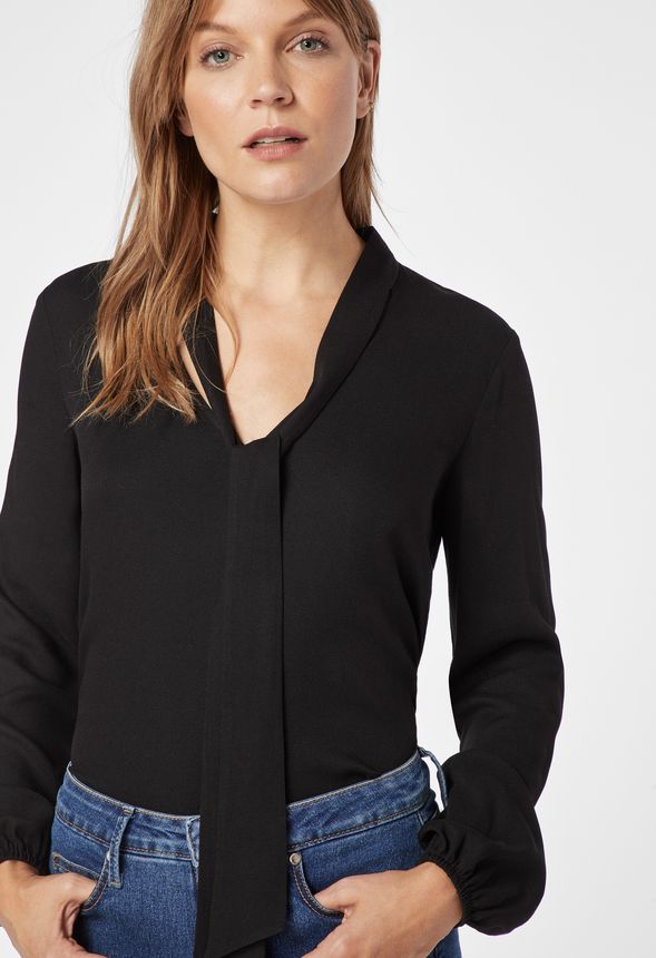 Bow Tie Blouse In Bow Tie Blouse Get Great Deals At Justfab